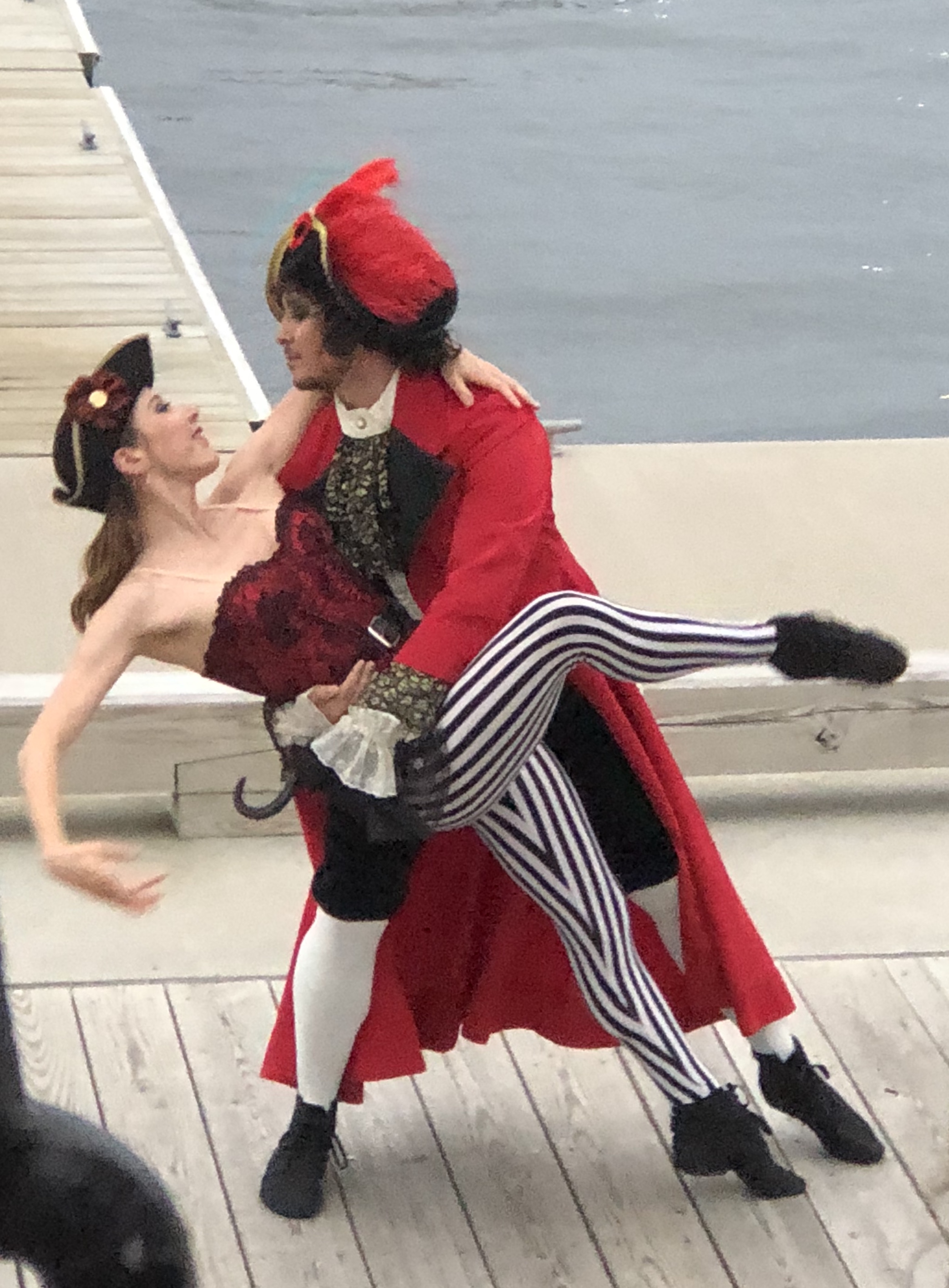 Captain Hook dances in the Peter Pan ballet – Light Stalking